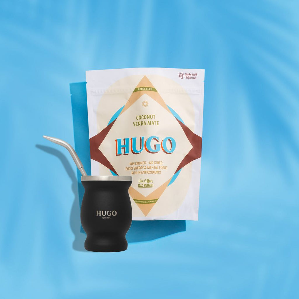 Organic Yerba Mate Coconut Starter Kit (Includes Cup & Straw) – Yerba ...